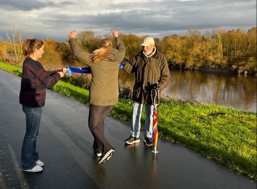 An inspiring college worker spurred-on by the death of her uncle hiked ...