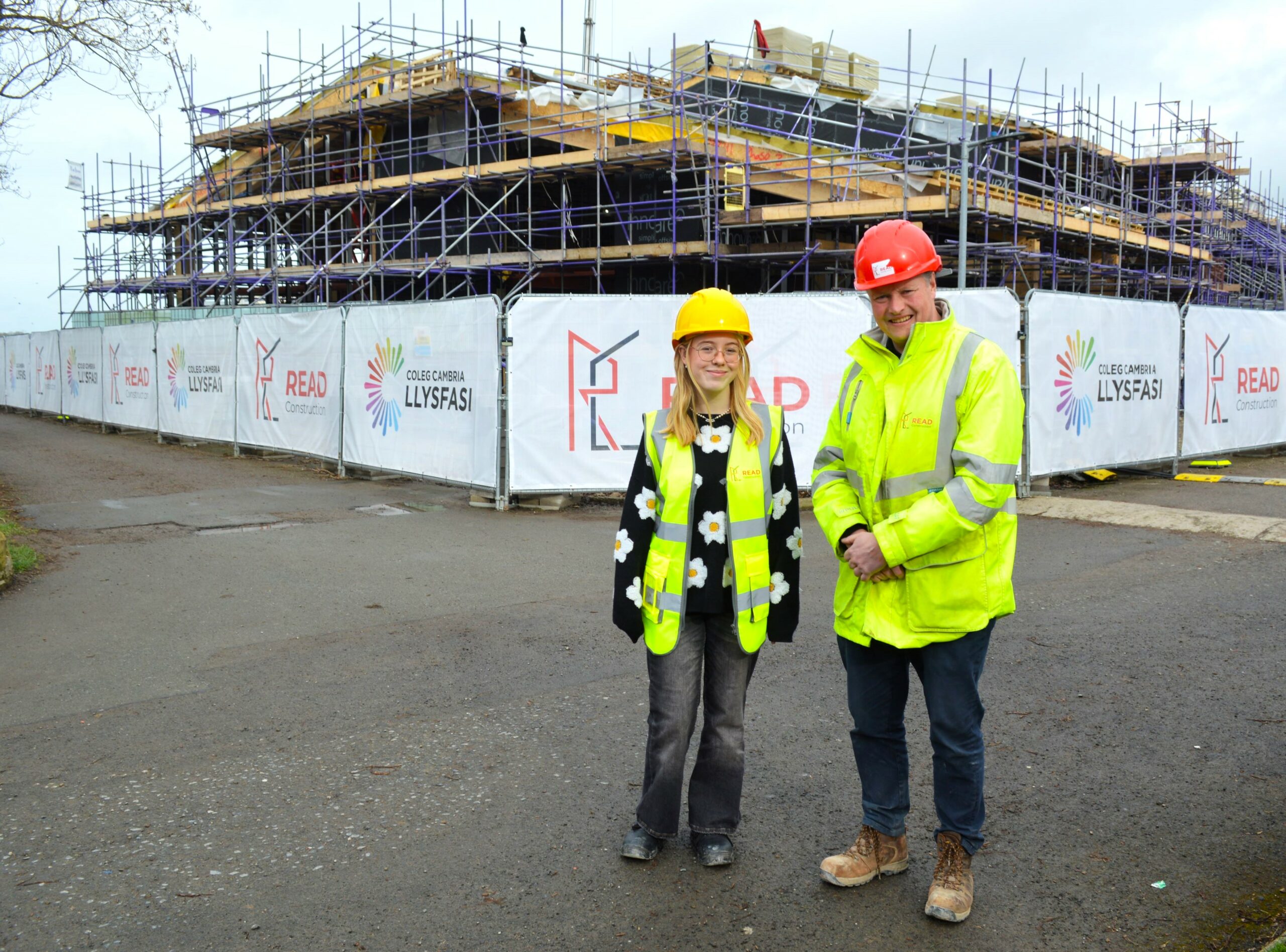 Coleg Cambria and Read Construction are laying the foundations for ...