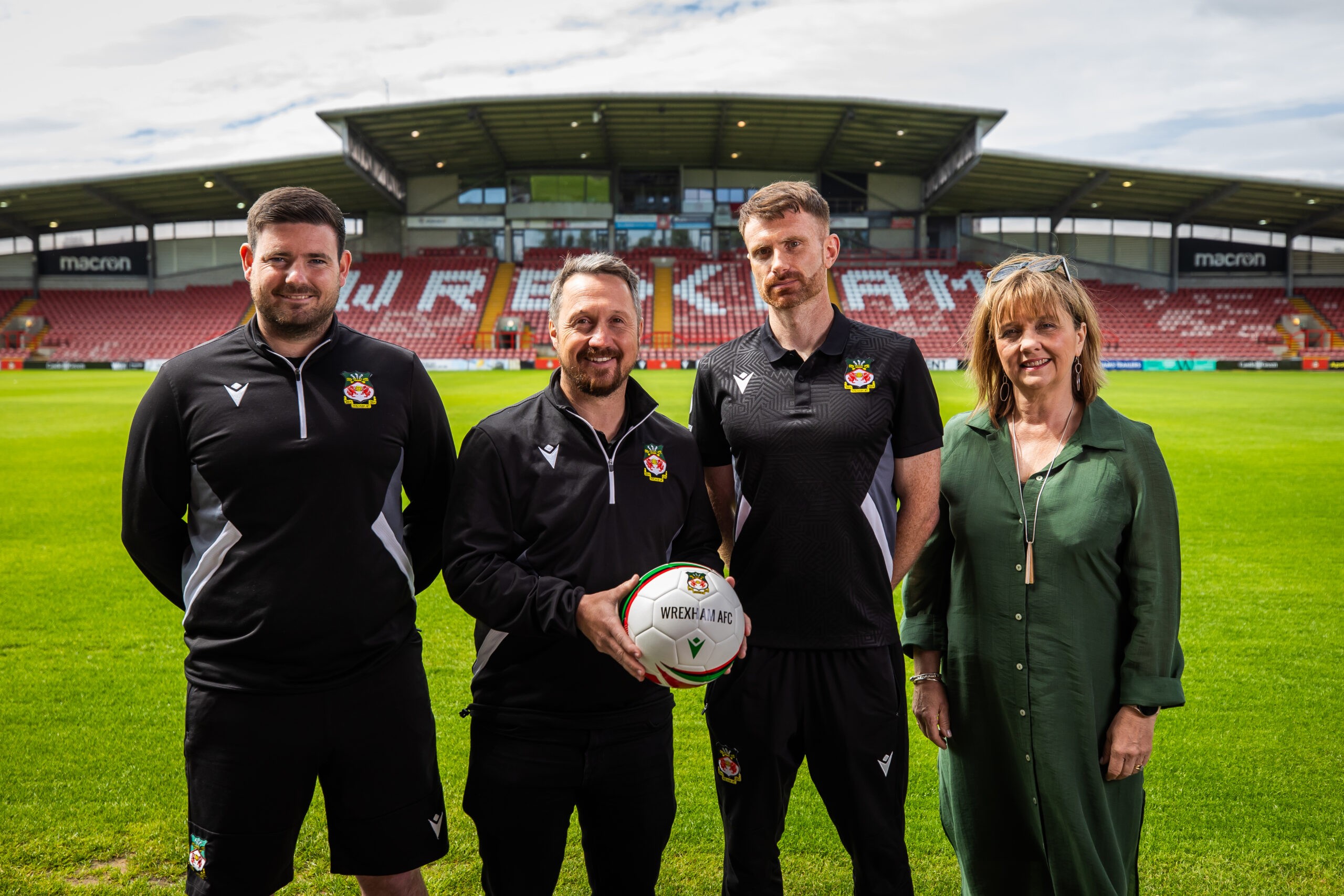 Coleg Cambria Learn Welsh tutor teams up with Wrexham AFC as part of a ...